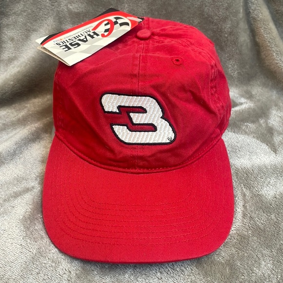 Nascar | Accessories | New Dale Earnhardt Red 3 Strap Back Hat Chase ...